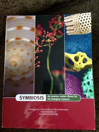 Symbiosis the Pearson Custom Library for the Biological Sciences ...