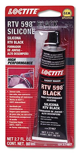 Loctite Black RTV 598 Silicone Sealant 80 ml Tube P/N 37467 : Buy ...