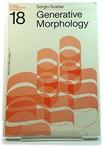 Amazon.com: Generative Morphology (Studies in Generative Grammar V 18 ...