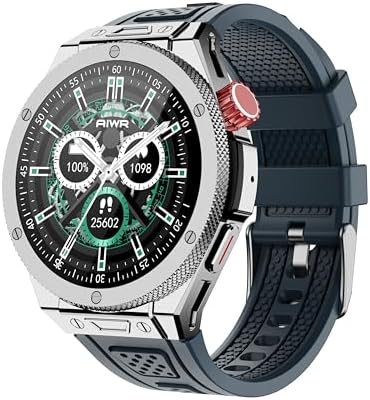 Amazon.com: AIWR Cynex Smartwatch for Men, 5ATM Waterproof, 1.43 ...