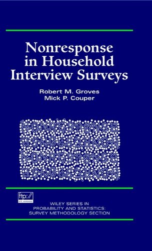 Nonresponse in Household Interview Surveys (Wiley Series in Survey ...