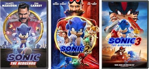 Amazon.com: Sonic The Hedgehog - Complete 3 Movie DVD Collection: Sonic ...