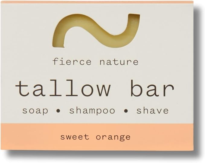 Fierce Nature Multi-Use Pure Tallow Bar | Organic & Natural ...