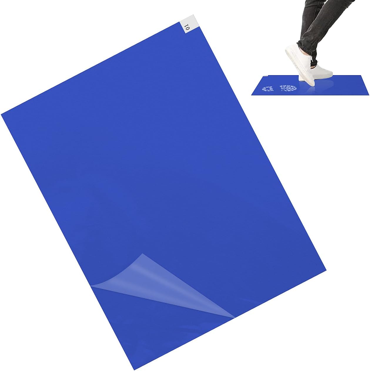 Amazon.com: Baluue Sticky Mats for Shoes, 24" x 17.7" Sticky Adhesive ...