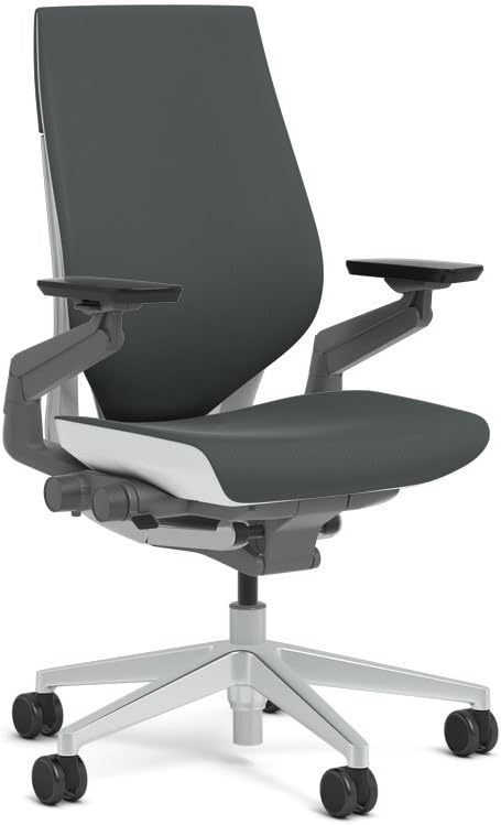 Amazon.com: Steelcase Gesture Task Chair: Wrapped Back - Platinum ...