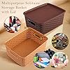 Kuber Industries Multipurpose Solitaire Storage Basket with Lid|Strong ...
