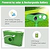 HASTHIP® Outdoor Ultrasonic Pest Repeller - Solar Lizard Repellent ...