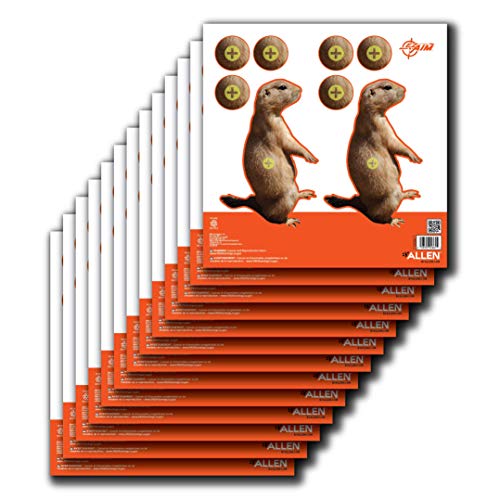 EZ-Aim Paper Shooting Target Prairie Dog Target by Allen, 8 inch x 8 ...