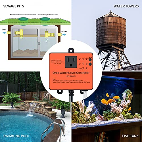 Buying Guide | Hi-Lo Sump Pump Switch, Ortis Electronic Adjustable ...