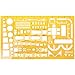 Amazon.com: angwang K Resin Flow Chart Symbol Drafting Template Ruler ...