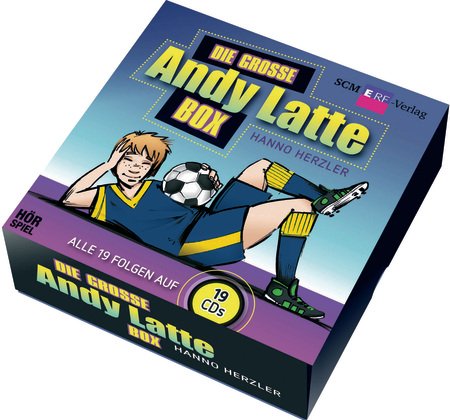 Die große Andy-Latte-Box: Alle 18 Folgen auf 18 CDs : Amazon.es: Libros
