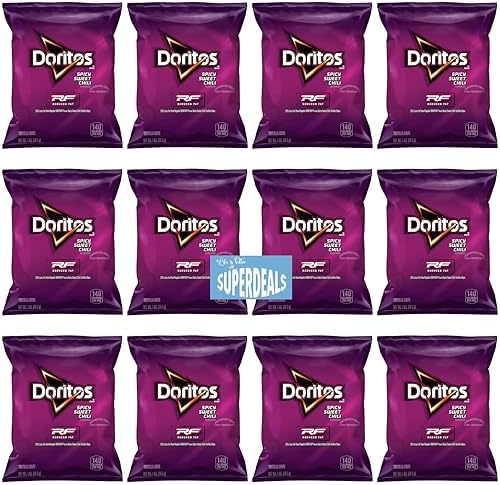 Amazon.com: Doritos Flavored Tortilla Chips, Spicy Sweet Chili, Reduced ...