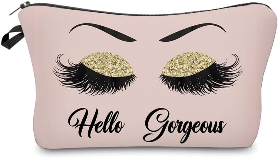 Amazon.com: Hello Gorgeous Funny Makeup Bag Gift for Women ...