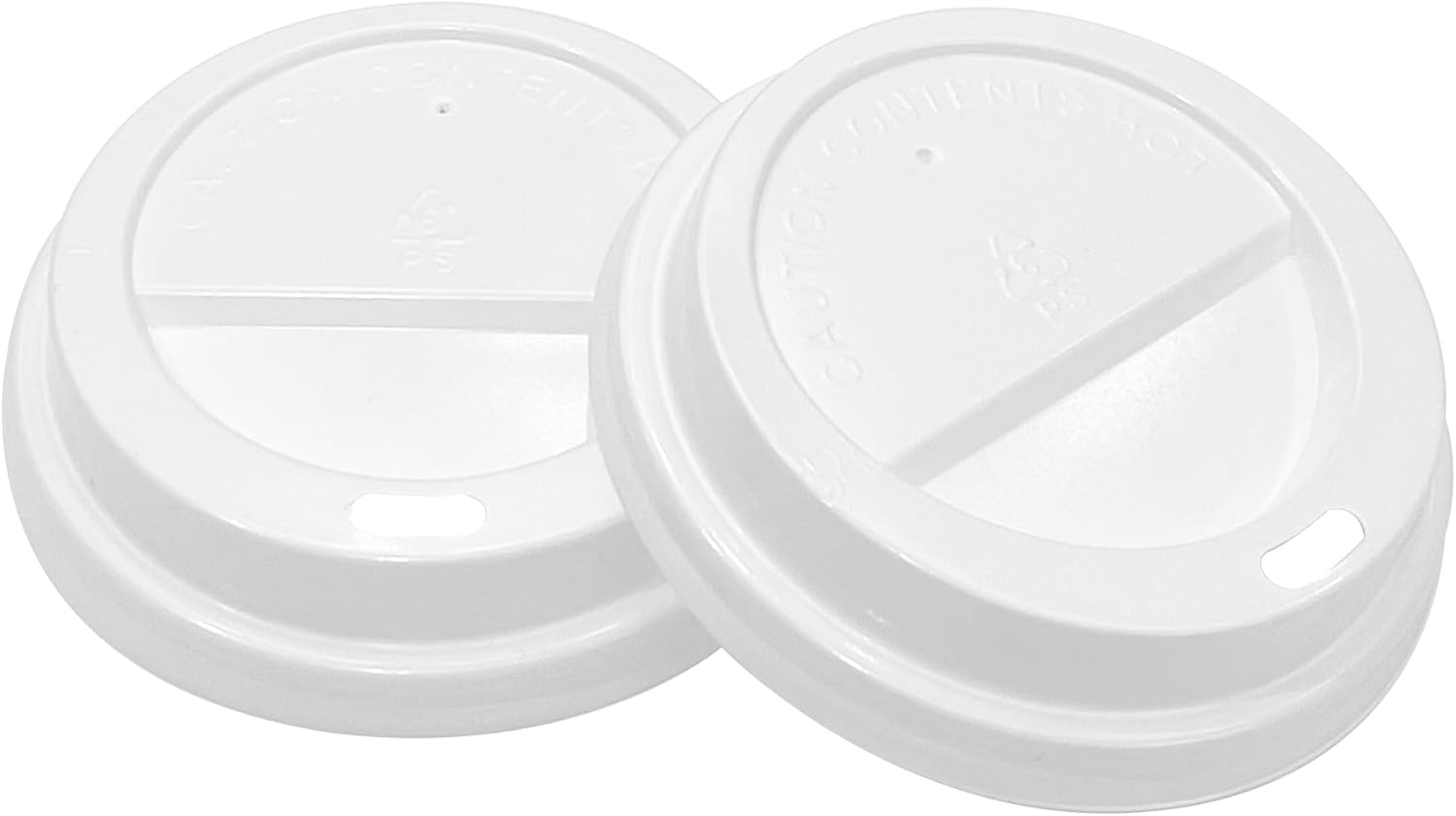 Amazon.com: APSIC 1000-Pack White Plastic Sip Lids for 10-24oz Paper ...