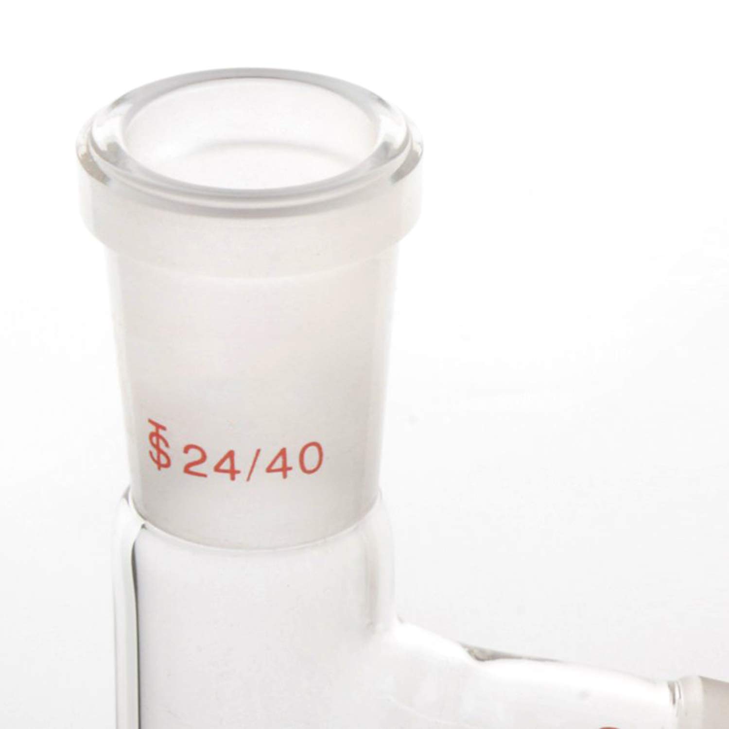 YMLAB Glassware 3 Way Distilling Adapter with Joints 24/40 Glass ...