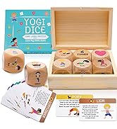 Amazon.com: Garybank Kids Yoga Dice With 12 Yoga Cards, 20 Breathing ...