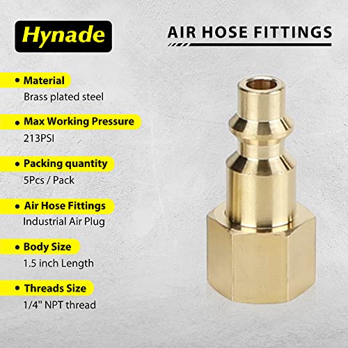 Snapklik.com : Air Plugs,1/4 Inch NPT Plug Female Industrial Air Hose ...