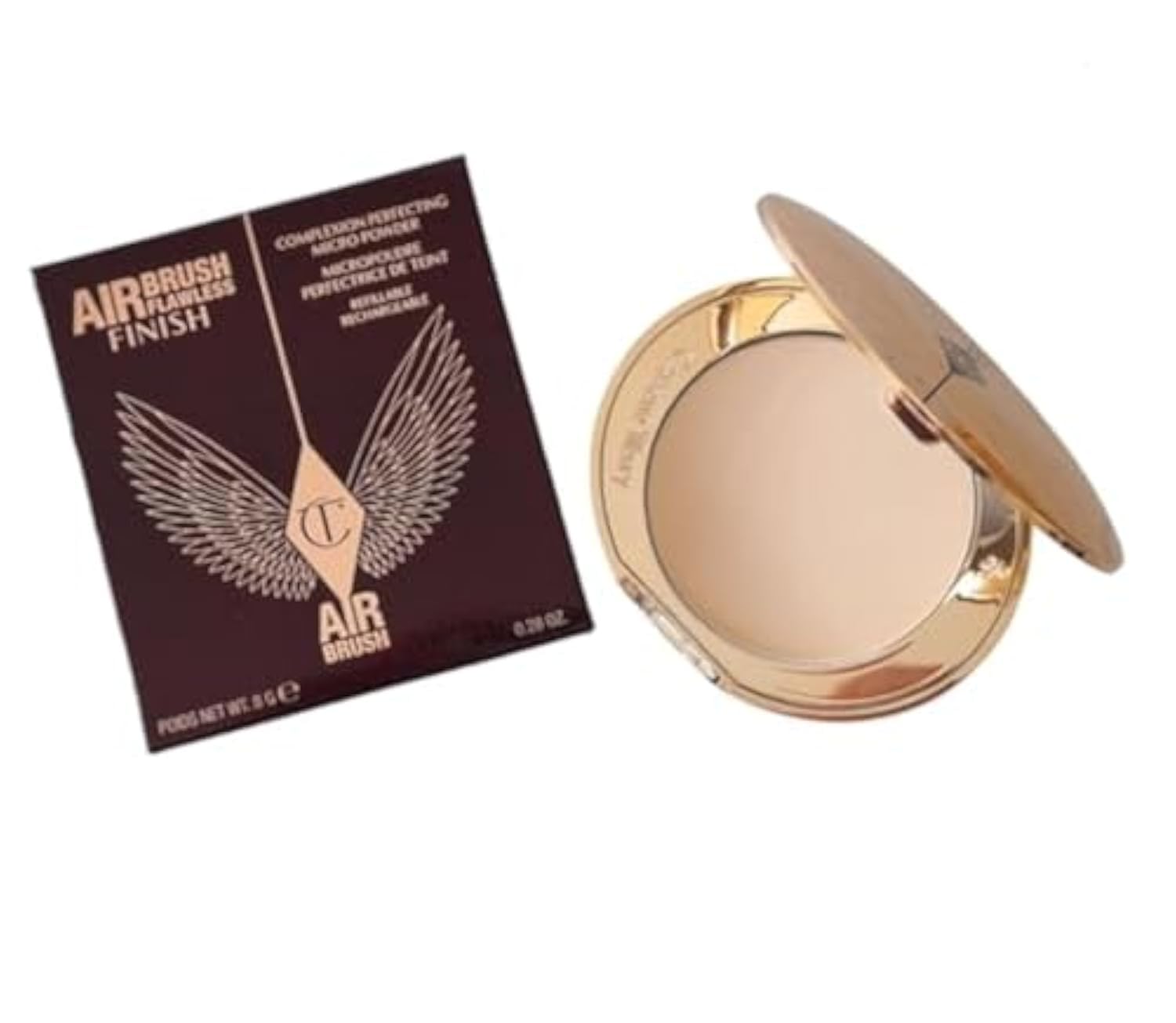 Amazon.com: Charlotte Tilbury Airbrush Flawless Finish Powder - 2 Medium