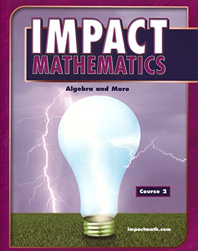 Amazon.com: IMPACT Mathematics: Algebra and More, Course 2, Student ...