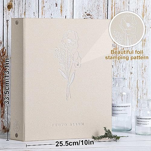 Snapklik.com : Lanpn Photo Album Scrapbook 9x12, Linen Hard Cover ...