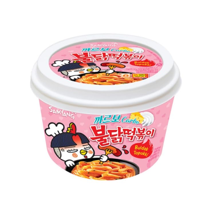 Snapklik.com : Carbo Buldak Tteokbokki Korean Rice Cake Instant