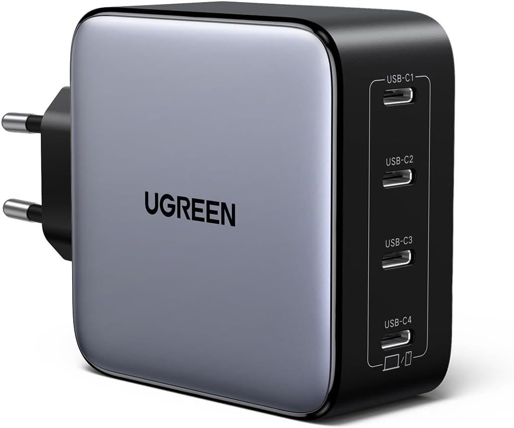 UGREEN Nexode USB C Ladegerät 200W GaN Netzteil 4 Ports PD 3.1 Charger ...