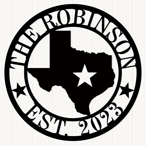 Amazon.com: Texas Home Sign Texas State Sign Personalized Texas Metal ...