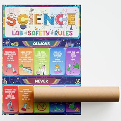Science Poster Board, Science Lab Safety Rules Australia | Ubuy