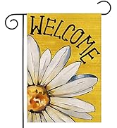 Amazon.com : Summer Flowers Garden Flag 12x18 Inch Double Sided,Hello ...
