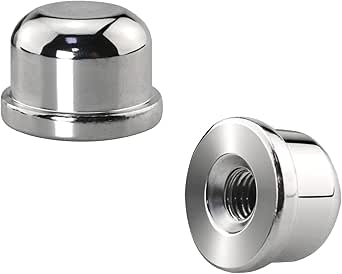 2PCS Finials for Lamps Silver 1/4-27 Lamp Finials Decorative Screw Cap ...