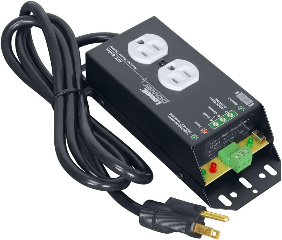 Amazon.com: Lowell Manufacturing RPC-15-S 15A Low Voltage Remote Power ...