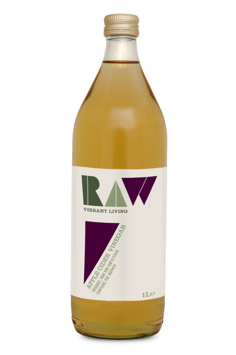 Raw Organic Apple Cider Vinegar with the Mother, 1L - Raw ...