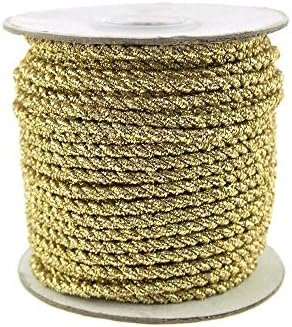 Amazon.com: PH PandaHall 3mm / 35 Yards Metallic Twisted Cord Rope 3 ...