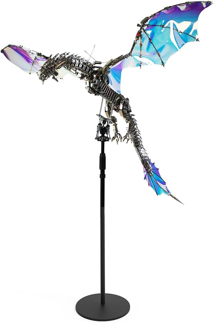 Amazon.com: GoAssemb 3D Metal Bloodthirsty Aurora Dragon Assembly Kits ...