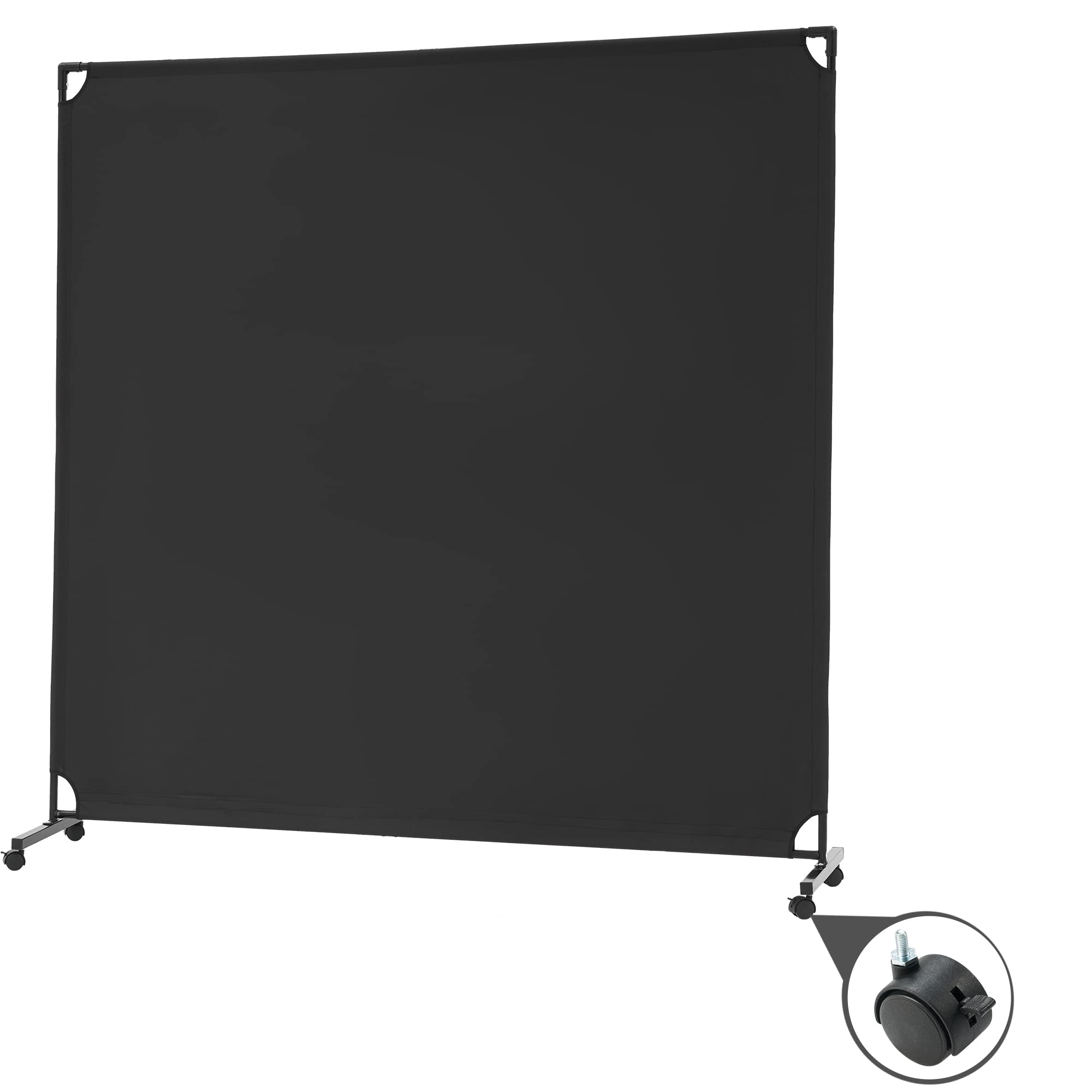 Buy Spurgehom 6FT Single Panel Rolling Room Divider Partition Privacy