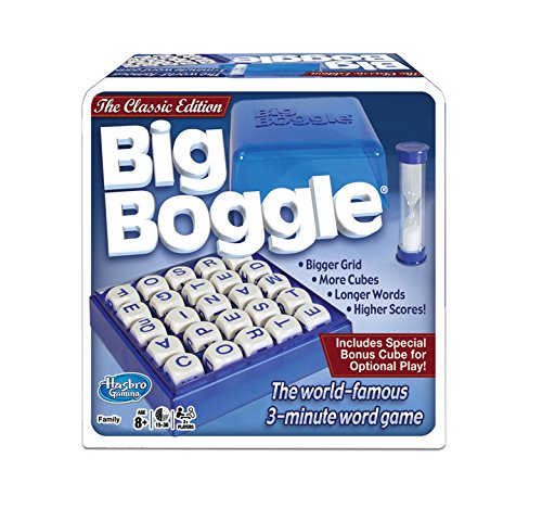 Big Boggle with 5x5 Grid and 25 Letter Cubes by Winning Moves Games USA ...
