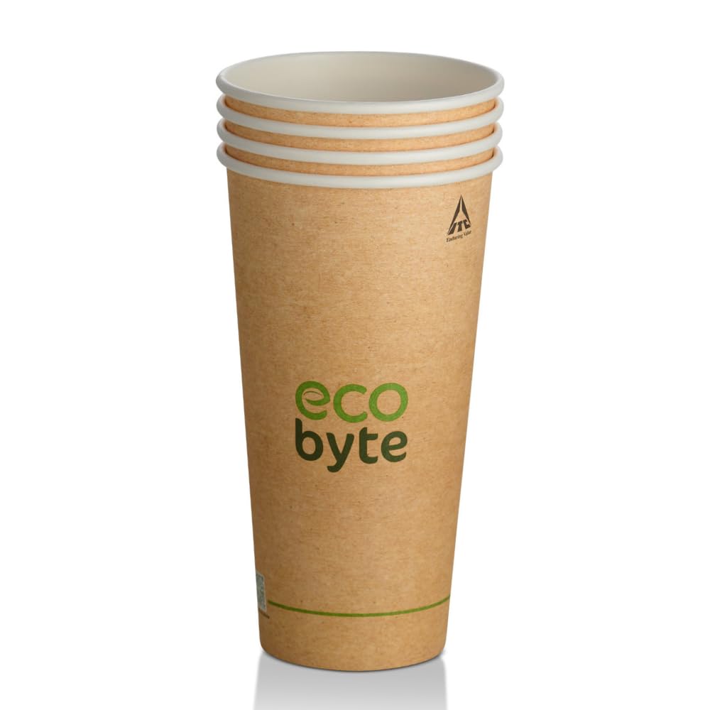 ITC Ecobyte Leak-Proof Paper Cups - 450 ml, Pack of 25 | Disposable ...
