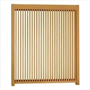 Amazon | LIXIL TOEX Gスクリーン 縦格子タイプ 基本本体 H29 W20 【リクシル】 【アルミフェンス 柵】 木調カラー シルキーアイボリー | フェンス・垣