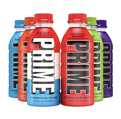 Prime Hydration Drink 6 Flavor Variety 12 Pack (2 of each flavor) Lemon ...