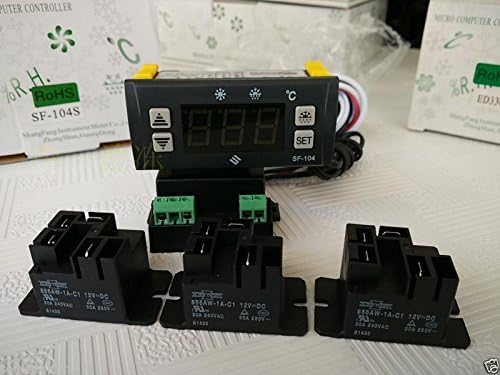 Amazon.com: Digital Temperature Controller Freezer Thermostat SF-104S ...