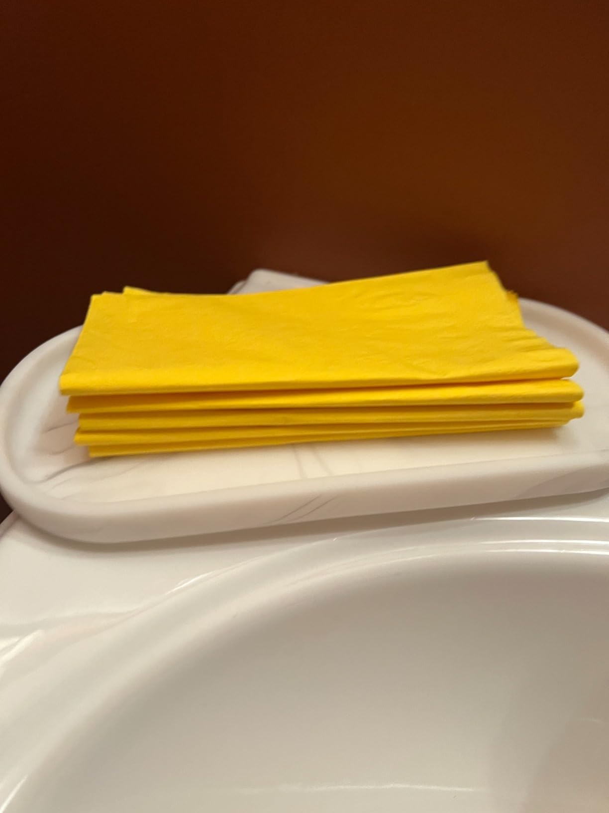 Amazon.com: Dozobeede Yellow Napkins, Lunch Napkins 2-Ply 50 Count 13 ...