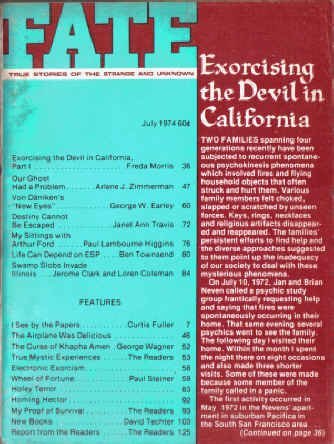 Fate Magazine, July 1974 (Volume 27, No. 7): Mary Margaret Fuller ...