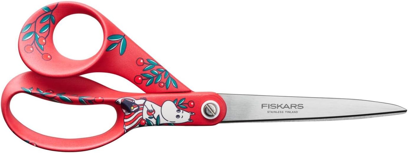 Amazon.com: Fiskars Moomin General Purpose Scissors, Moominmamma, 21cm ...