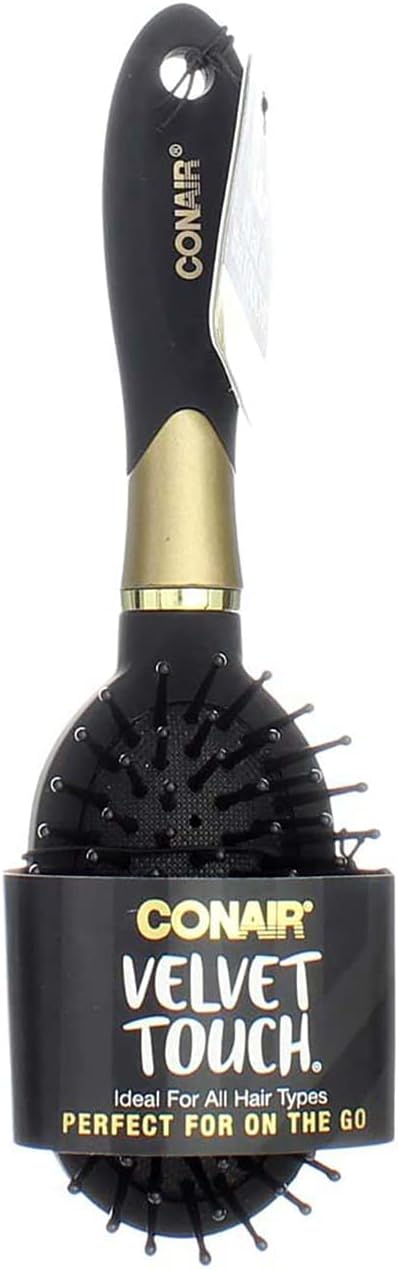 Amazon.com: Conair Velvet Touch oval cushion hair brush - Travel ...