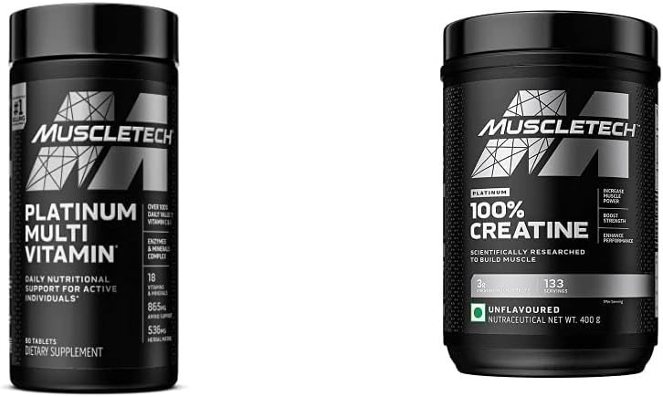 Amazon.com: MuscleTech Creatine Monohydrate Powder Platinum Pure ...