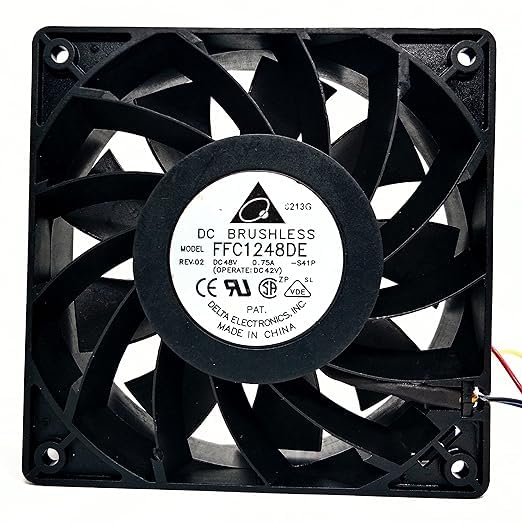 Lightning Hub S41P Size 120X120X38mm DC48V 0.75A 3600 RPM Brushless Air ...