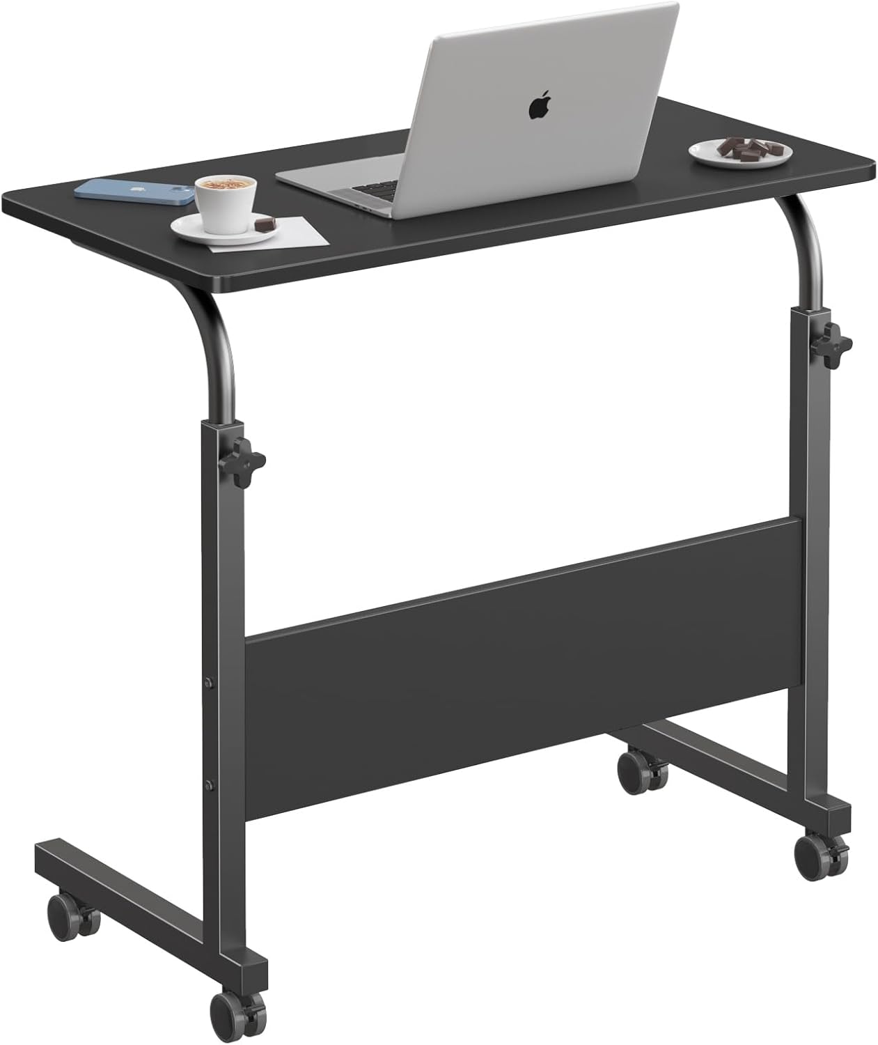 Amazon.com: ellynap 31.4 inches Adjustable Mobile Desk, Rolling Laptop ...