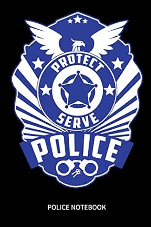 POLICE NOTEBOOK: Pretend play Police Officer badge notebook for kids. 6 ...