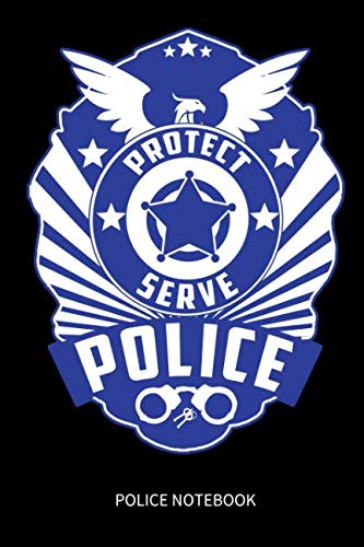 POLICE NOTEBOOK: Pretend play Police Officer badge notebook for kids. 6 ...