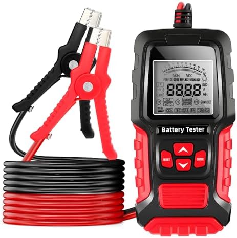 GEARMONSTER Autobatterie Tester, 12V/24V Batterietester kfz Ladesystem ...